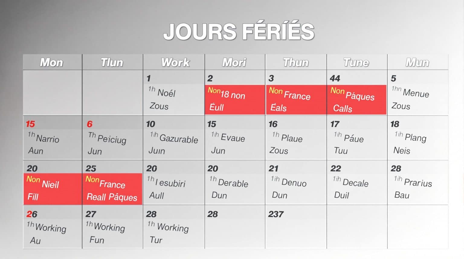 Jours fériés : décryptage des différences entre travaillés, chômés ...
